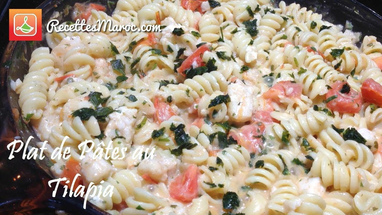 Plat Familial de Pâtes au Tilapia | Dîner Rapide & Délicieux - YouTube