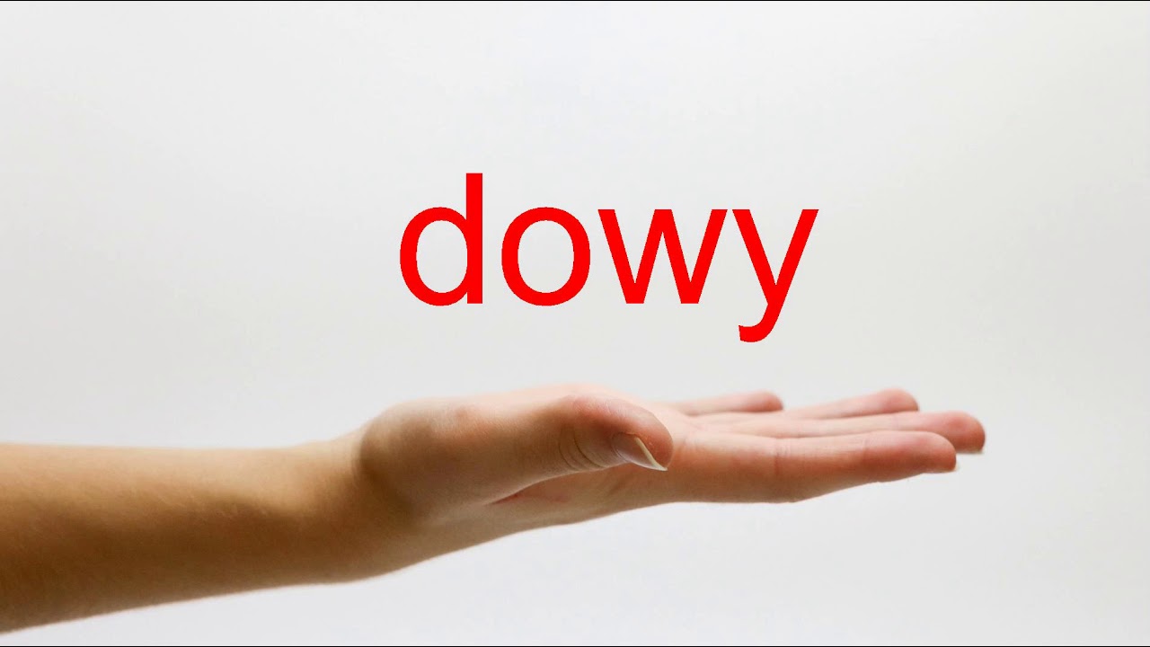 How to Pronounce dowy - American English - YouTube