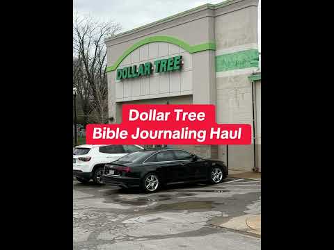 Dollar Tree Bible Journaling Haul & Project - YouTube
