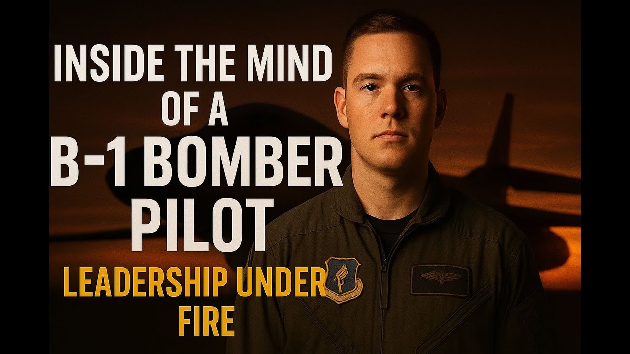 Inside the mind of a B-1 Bomber Pilot: Leadership Under Fire #b1bomber ...