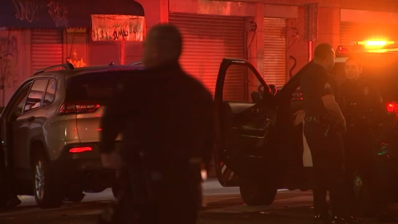 At least 3 injured in crash involving LAPD officer heading to pursuit ...