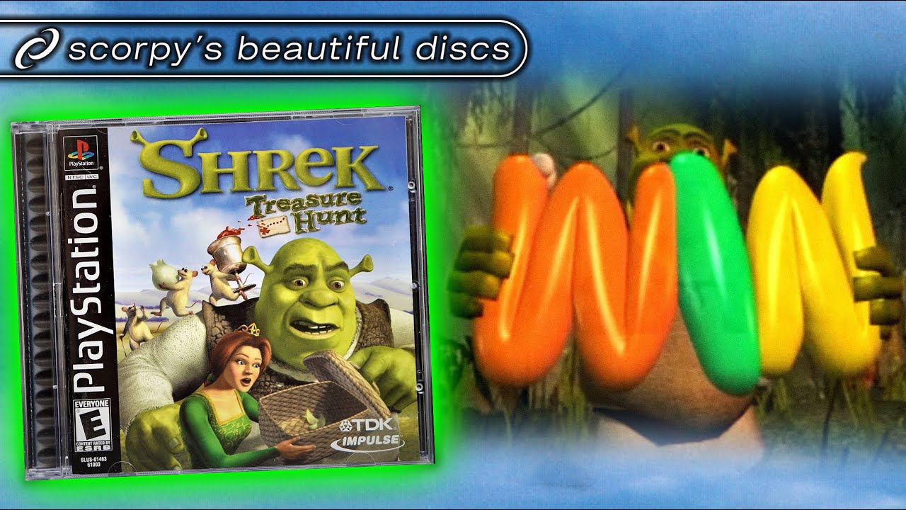 Shrek: Treasure Hunt on PS1 WORLD RECORD, Massive Show & Tell ...