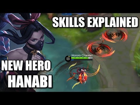 NEW HERO HANABI ANIMATION AND SKILLS EXPLANATION