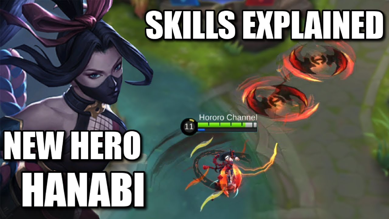 NEW HERO HANABI ANIMATION AND SKILLS EXPLANATION - YouTube