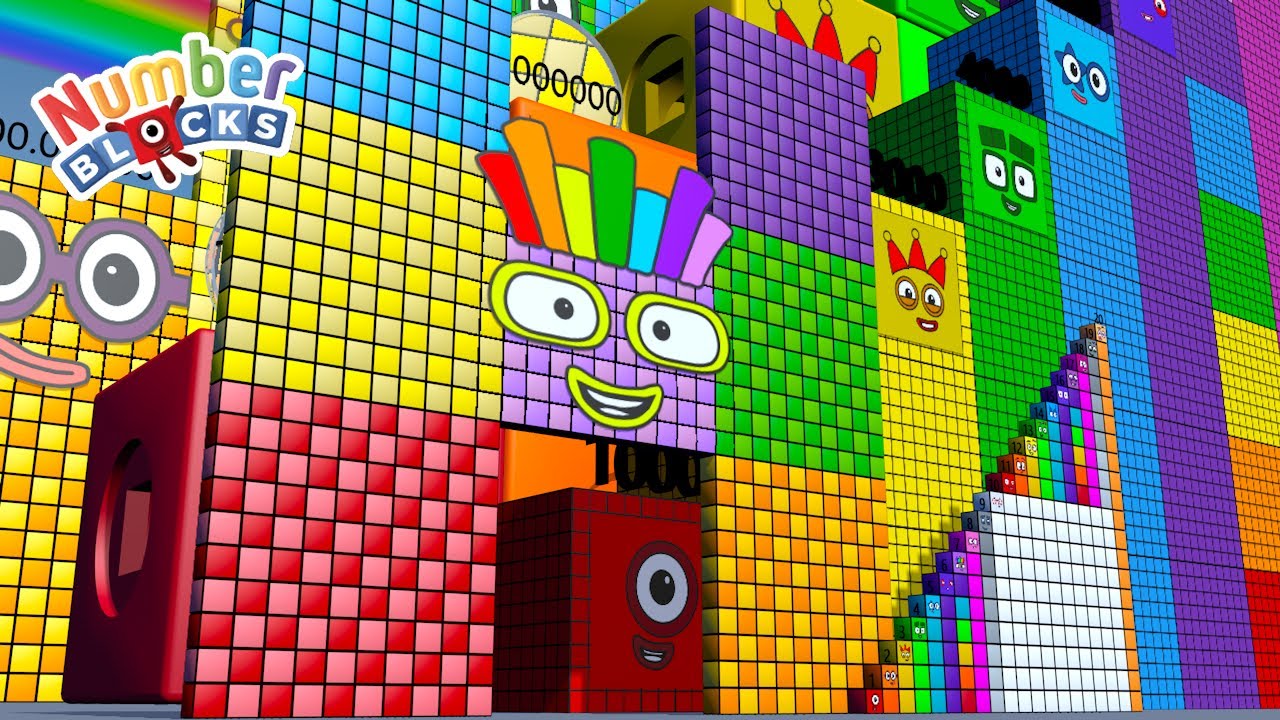 Numberblocks Step Squad 700 vs 10,000 vs 500,000,000 Million | Learn ...