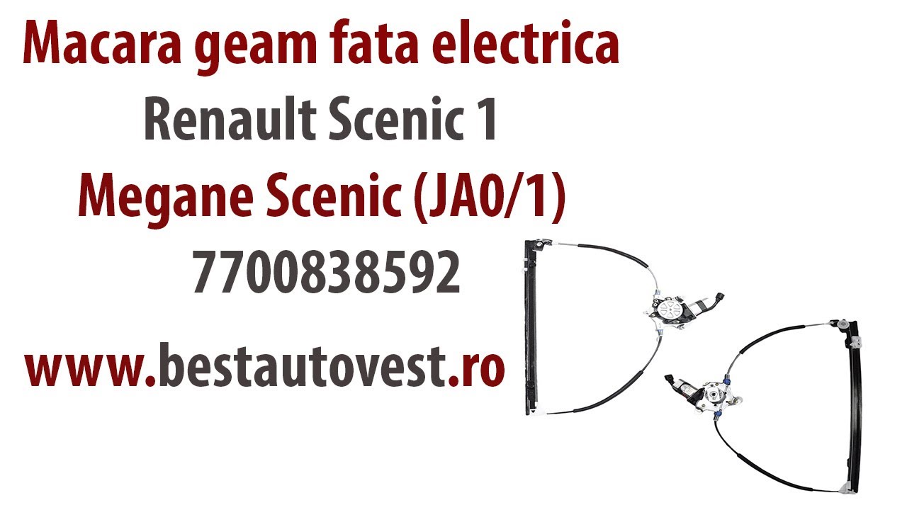 Macara geam fata electrica Renault Scenic 1 , Megane Scenic (JA0.1 ...