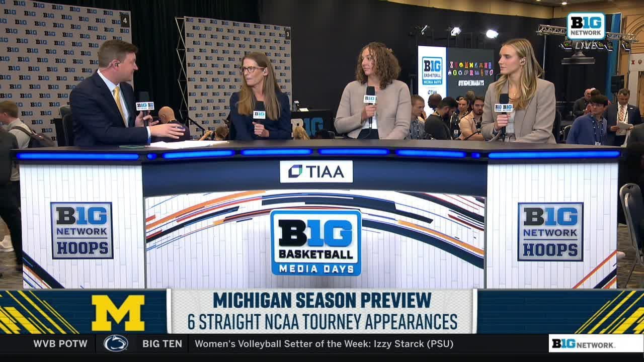 Season Preview with Michigan's Kim Barnes Arico, Jordan Hobbs & Greta ...