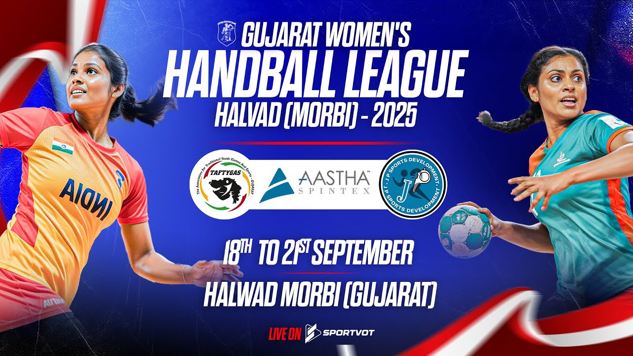 Day 3 | Evening Session | Gujarat Women's Handball League Halvad (Morbi ...