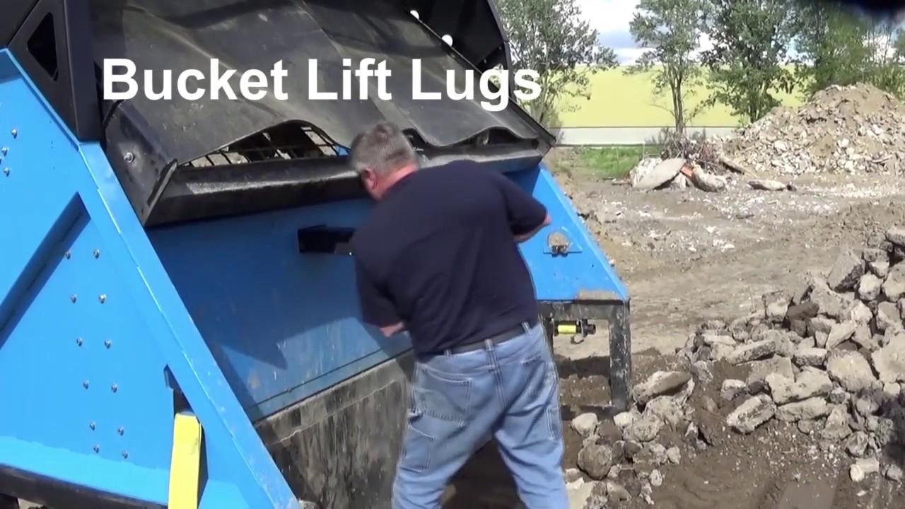 Installing Bucket Lift Lugs on a Screening Machine - YouTube