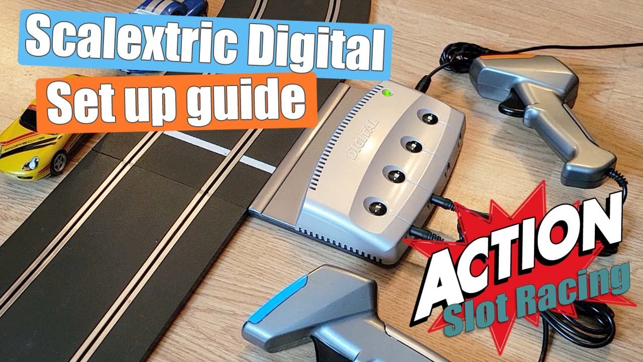Scalextric Digital set up guide - YouTube