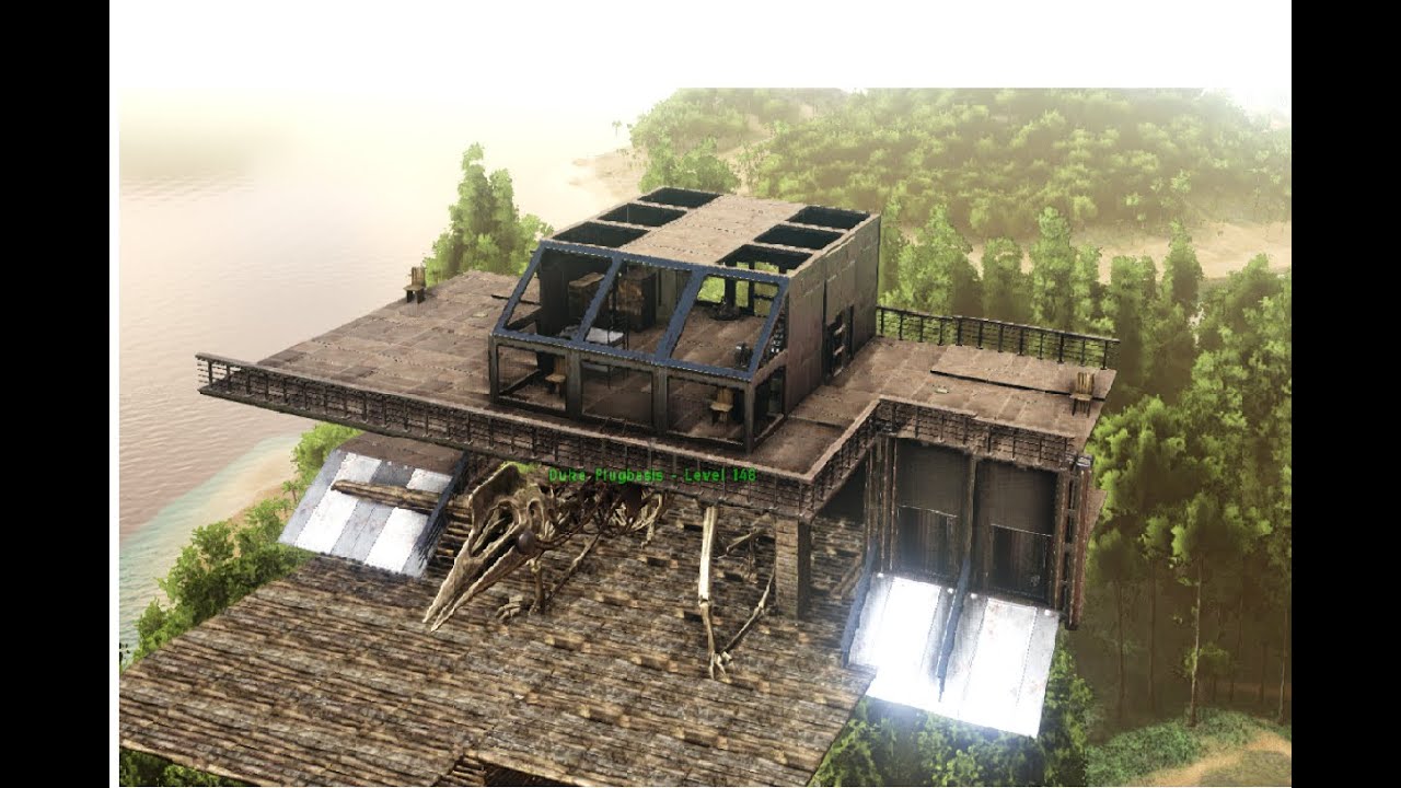 ARK Survivel Evolved RoomTour Quetzal Platform Base - YouTube