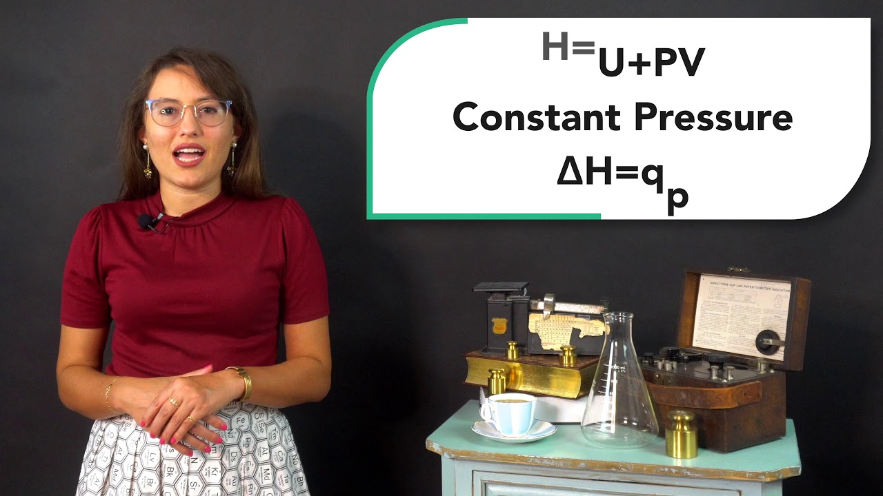 Pressure-volume work and enthalpy of reaction - YouTube