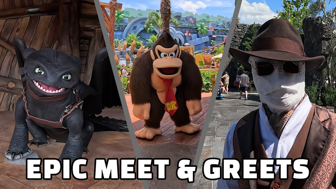 What is the Best Character MEET & GREET at Epic Universe? - YouTube