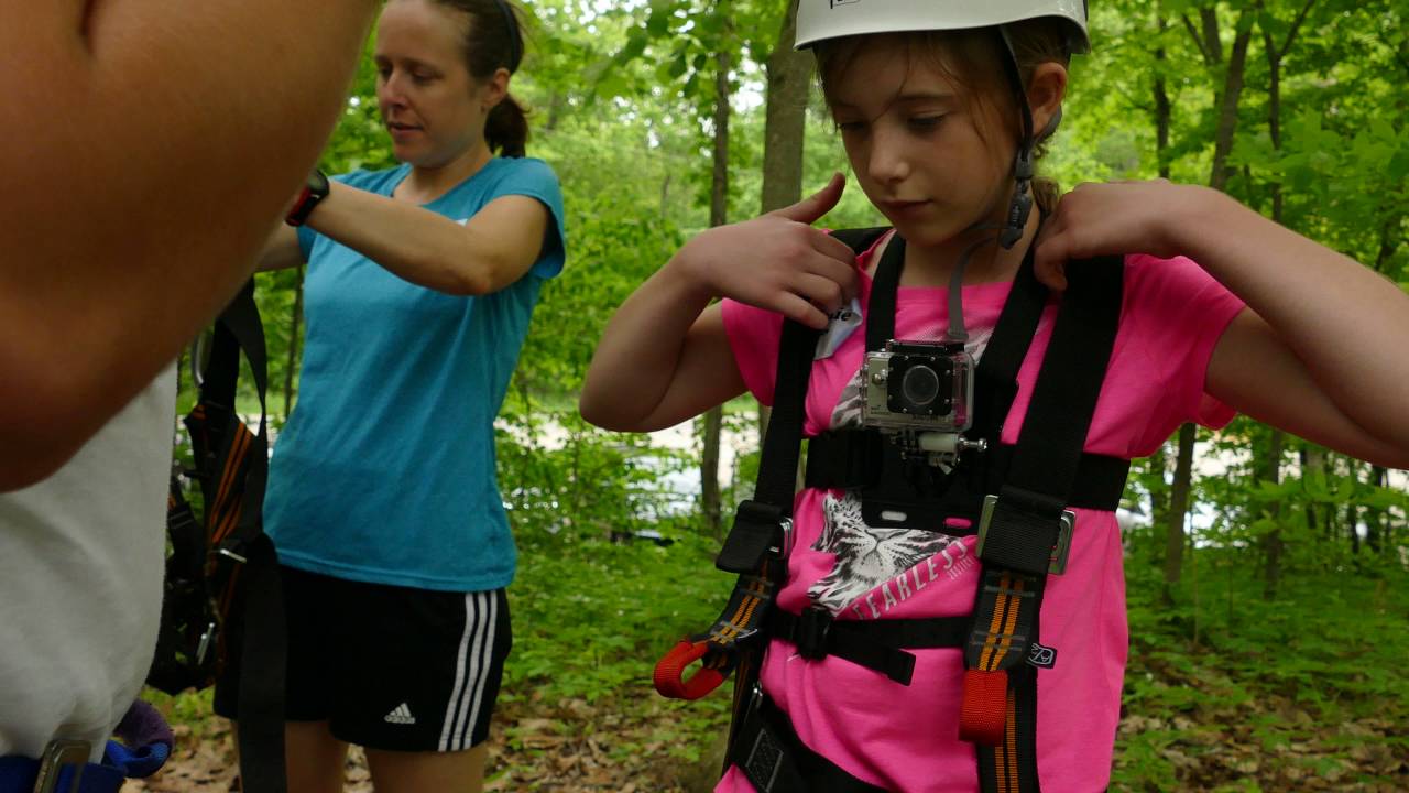 High Ropes Harness Setup P2080437 - YouTube