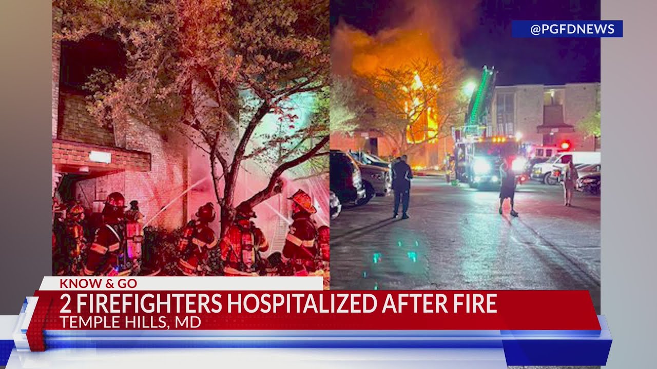 Firefighters Taken to Hospital After Fighting Fire at Apartment ...