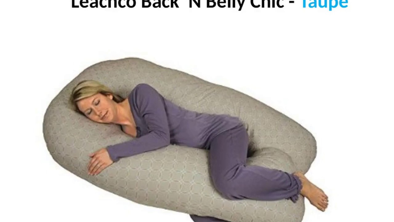 Leachco Back N Belly Chic Taupe - YouTube