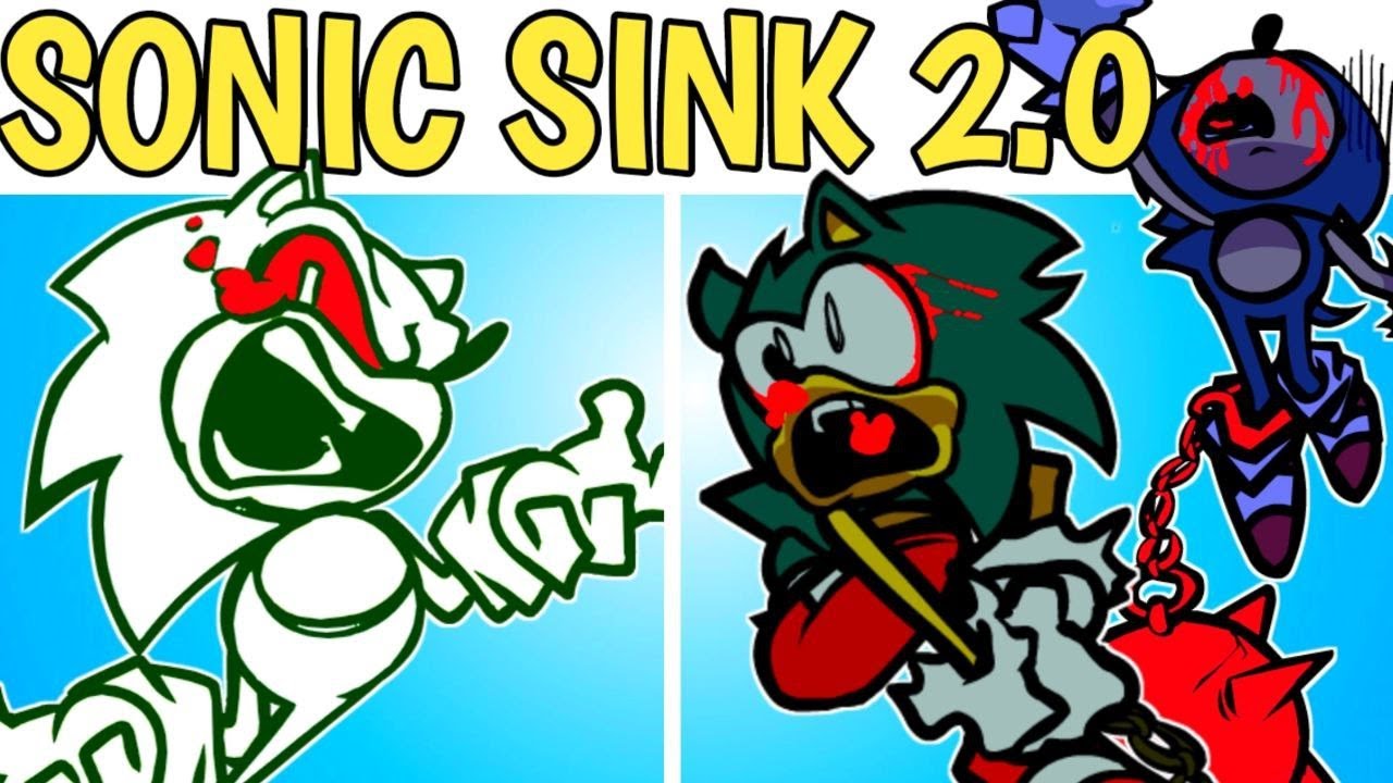 SONIC.EXE SINK UPDATE 2.0 || Friday Night Funkin - SONIC SINK 2.0 ...