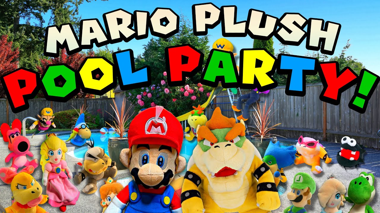 Mario Plush Pool Party — MPN 5,000 Subscriber & Mario Plush Series 5 ...