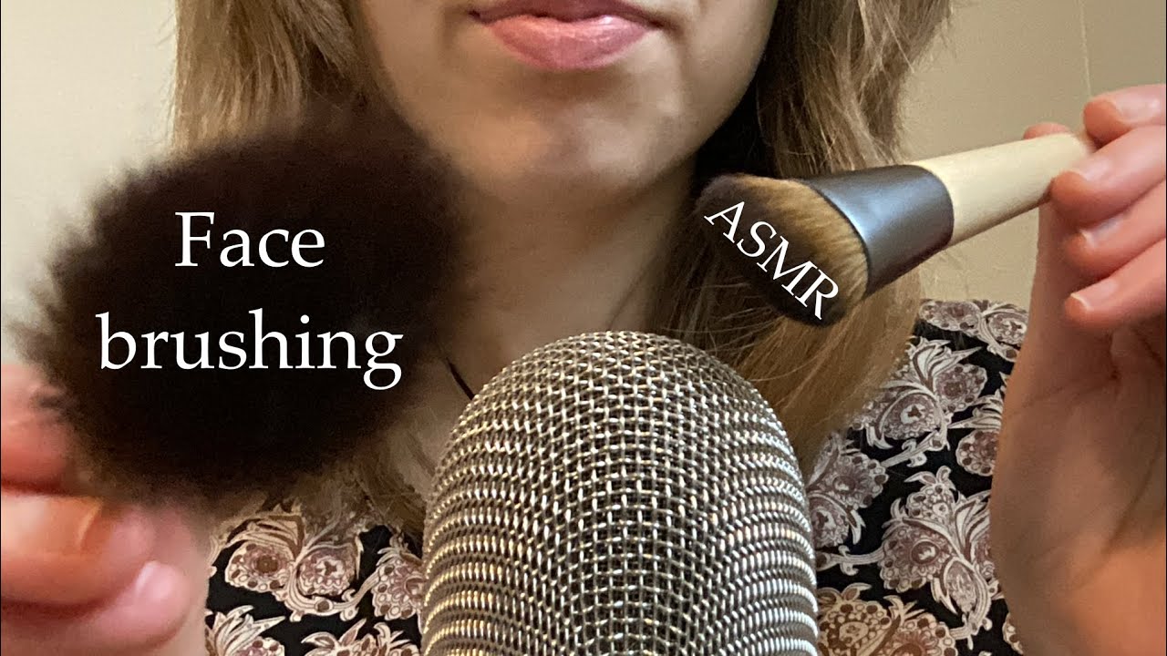 ASMR Brushing Your Face - YouTube