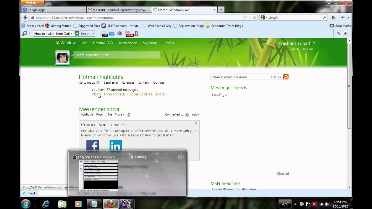 How to switch from Outlook com to Hotmail - YouTube
