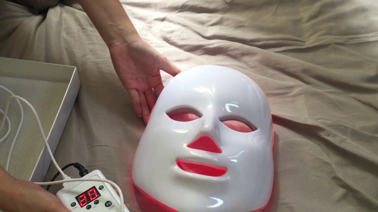 PDT LED mask (Lazada) review + benefits - YouTube