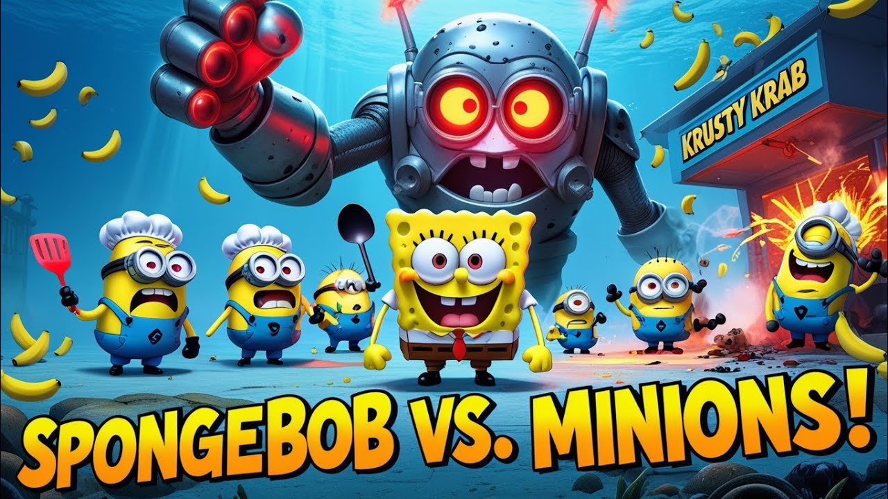 SpongeBob’s Worst Nightmare: Minions Attack - YouTube