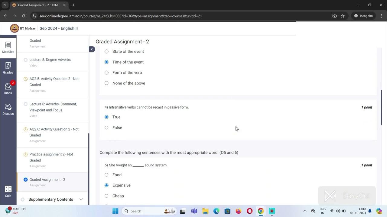English 2 Week 2 Graded Assignment - YouTube