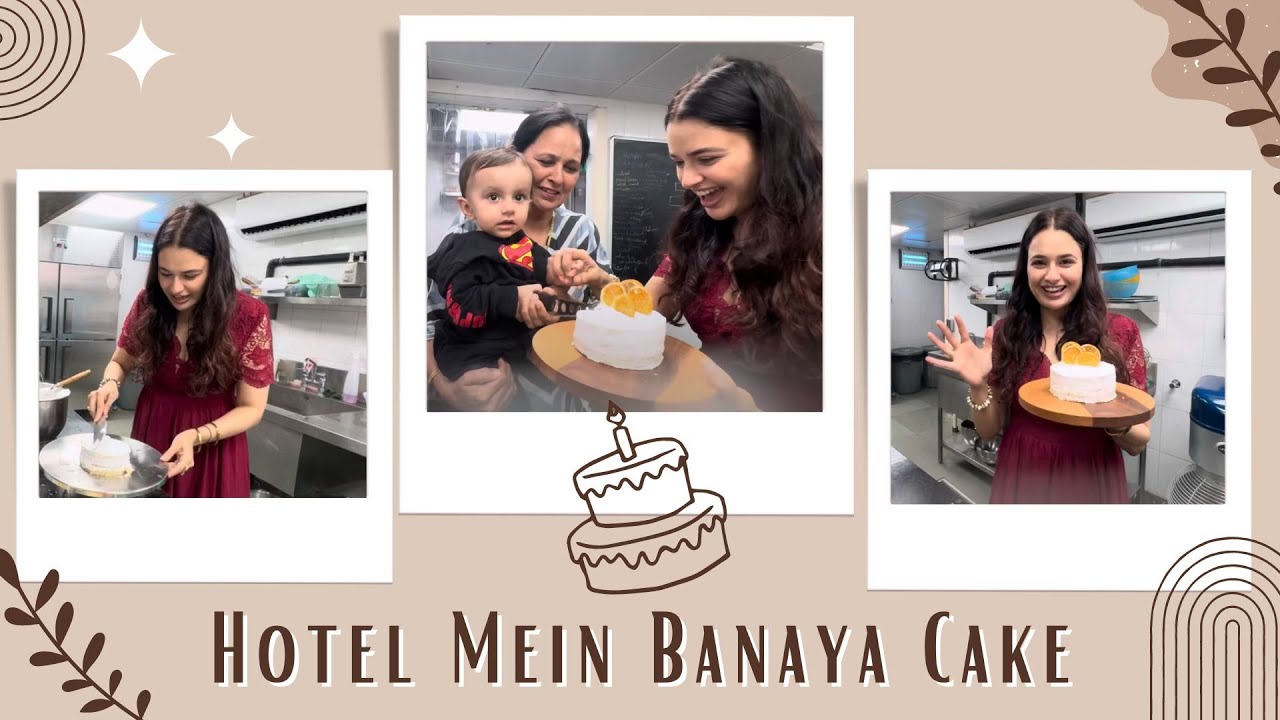 Hotel Ki Bakery Mein Banaya Cake | Mothers Day Special | Yuvika ...
