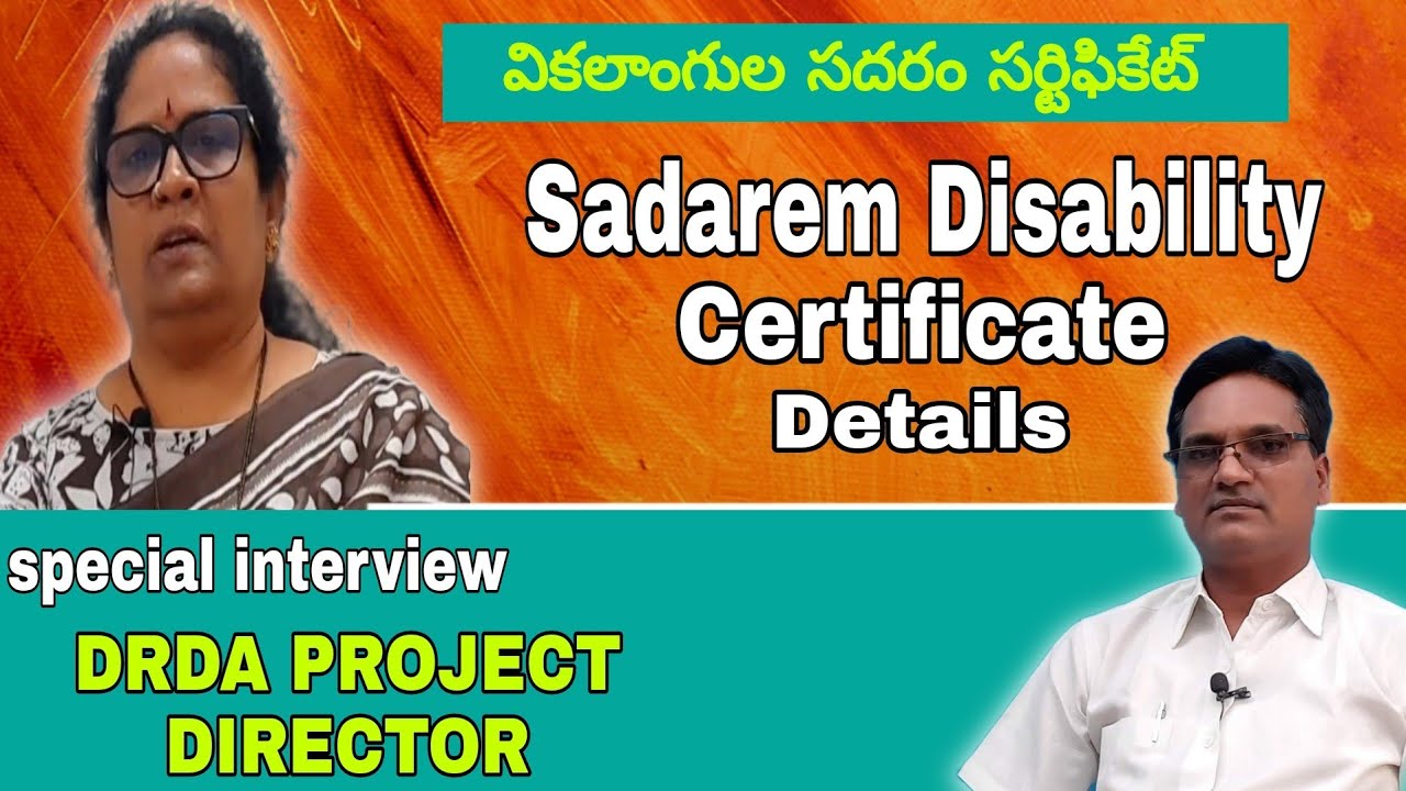 sadarem disability certificate||handicapped identity certificate ...