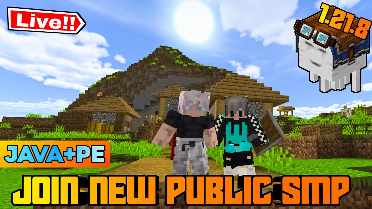 Join My 1.21 Public Smp | Minecraft Live Java + Pocket Edition ...