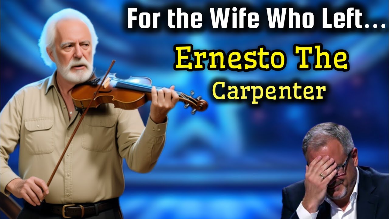 Ernesto the Carpenter Plays His Wife’s Violin – The Most Emotional AGT ...
