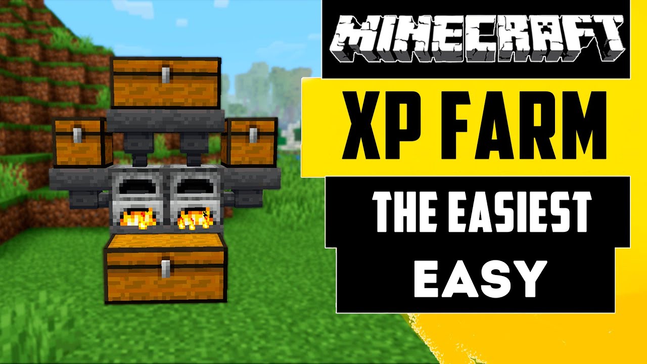 The Easiest XP Farm in Minecraft | AFK XP Farm in Minecraft - YouTube