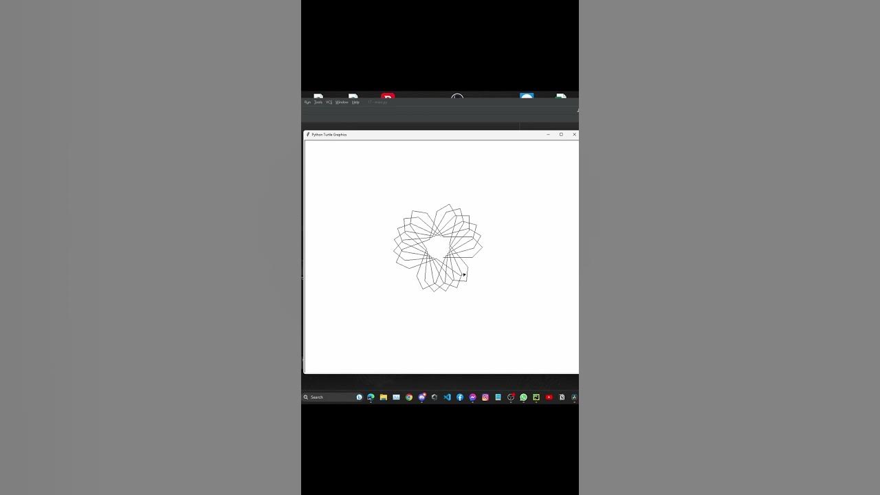 Python Turtle Flower Pattern 🥀 Im Mizan Shorts Coding Programming Python Youtube