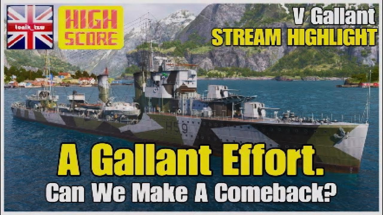 A Gallant Effort - Can We Make A Comeback? - YouTube