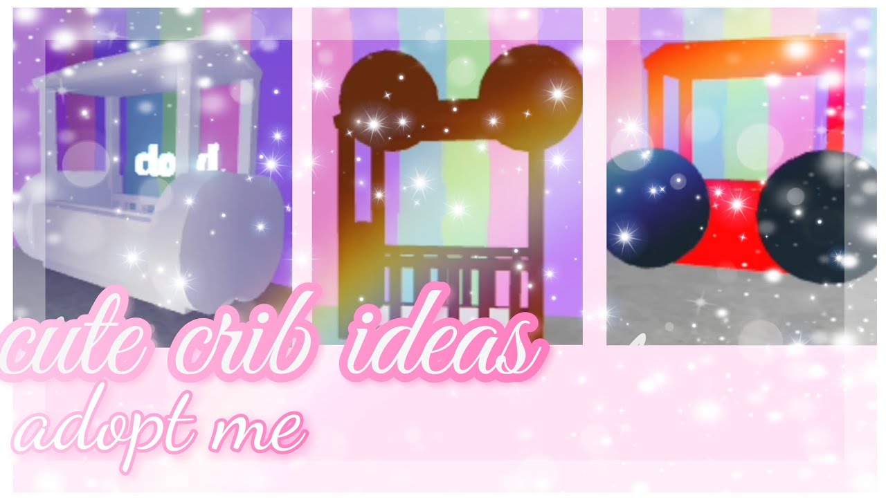 ♡cute crib ideas♡adopt me building hacks - YouTube