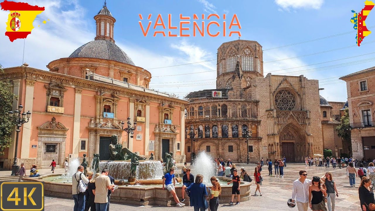 Walking Tour of Valencia (Old Town) Spain 🇪🇦 | 4K City Walk - YouTube