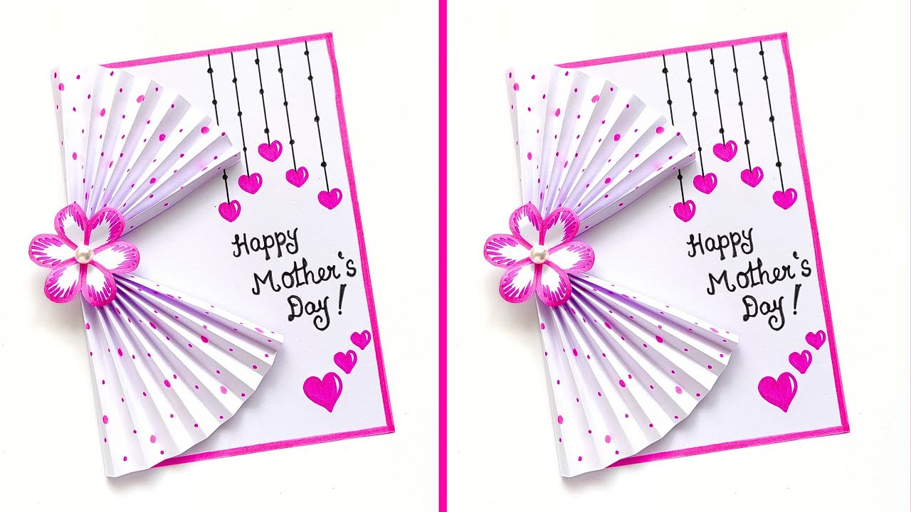 Mother's day card | Easy & Beautiful Mother's day card | How to make ...