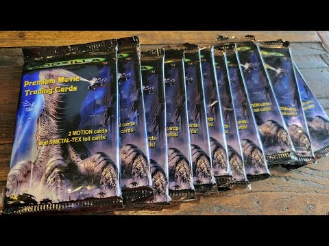 Cracking Open Godzilla  '98 Trading Cards
