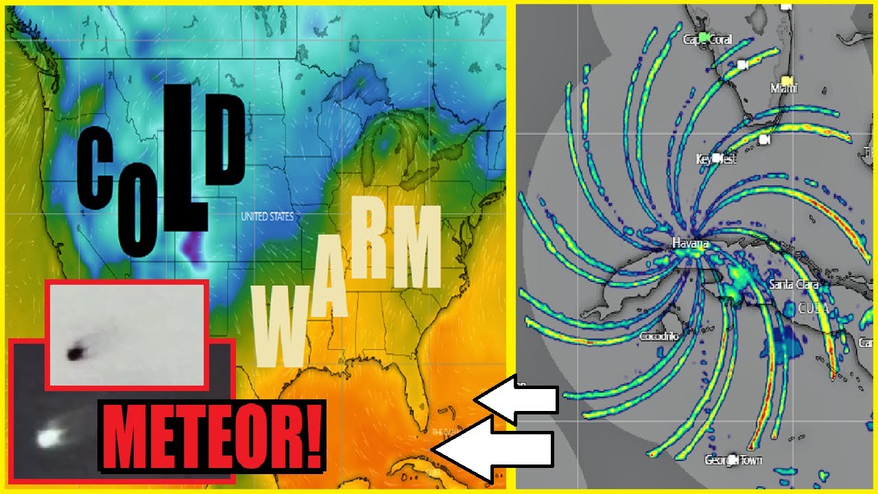 Cuba Radar MYSTERY! HUGE Meteor Sighting Over WINTER Storm ATTICUS ...