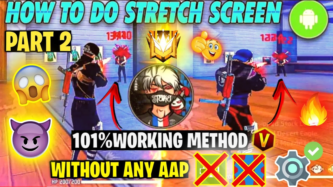 How To Do"Stretch Resolution"On All Mobile 📲⚙ | Part 2 | 101% Working ...