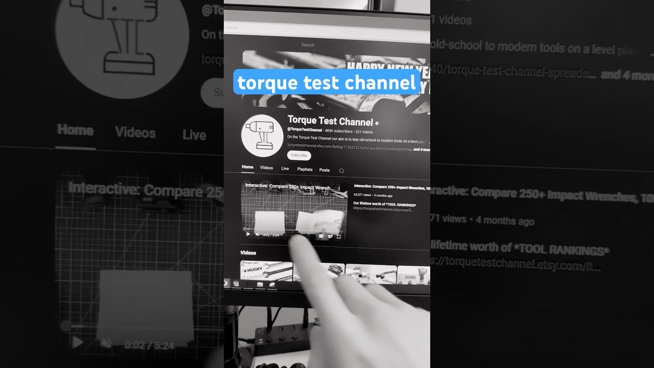 torque test channel is unique. he has research-grade trials for real ...
