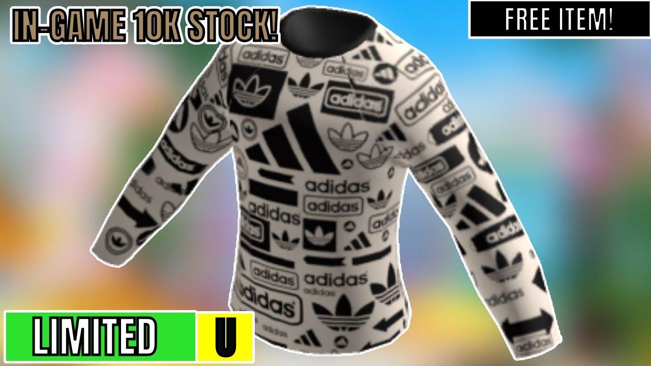 [FREE IN-GAME LIMITED] HOW TO GET THE ADIDAS LOGO MANIA SWEATSHIRT IN ...