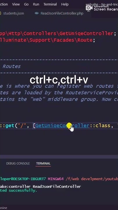 #2 How to read json file in laravel #short - YouTube