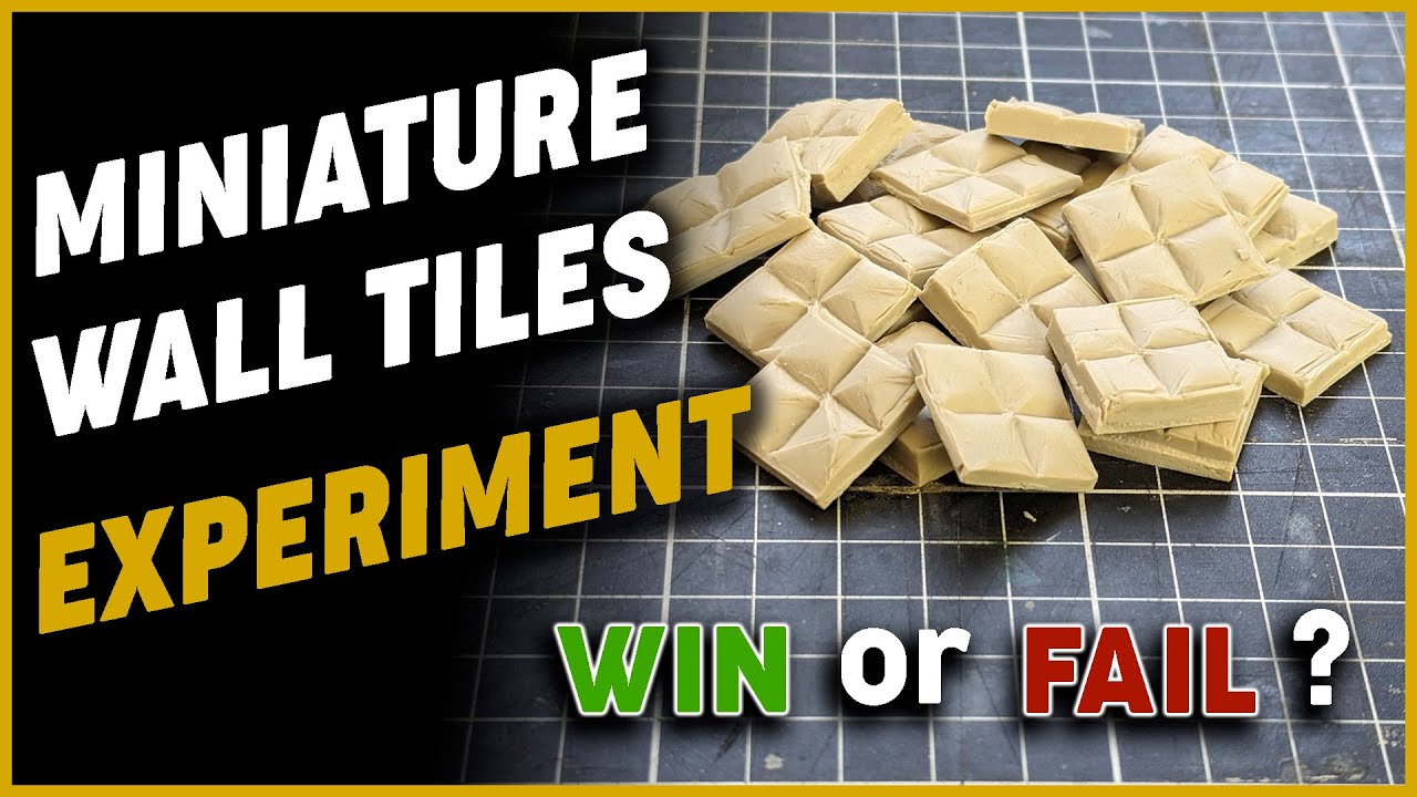 Creating Miniature Wall Tiles Experiment: Win or Fail? - YouTube