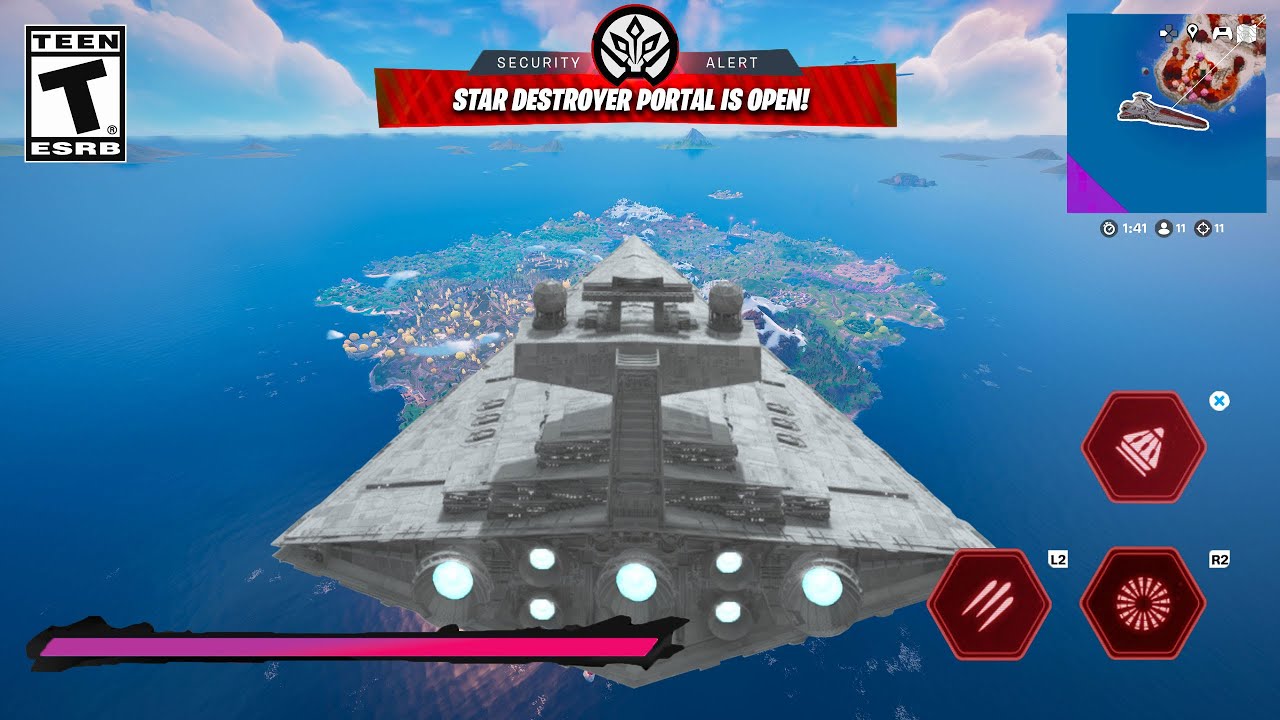 The STAR DESTROYER in Fortnite! (New Update) - YouTube