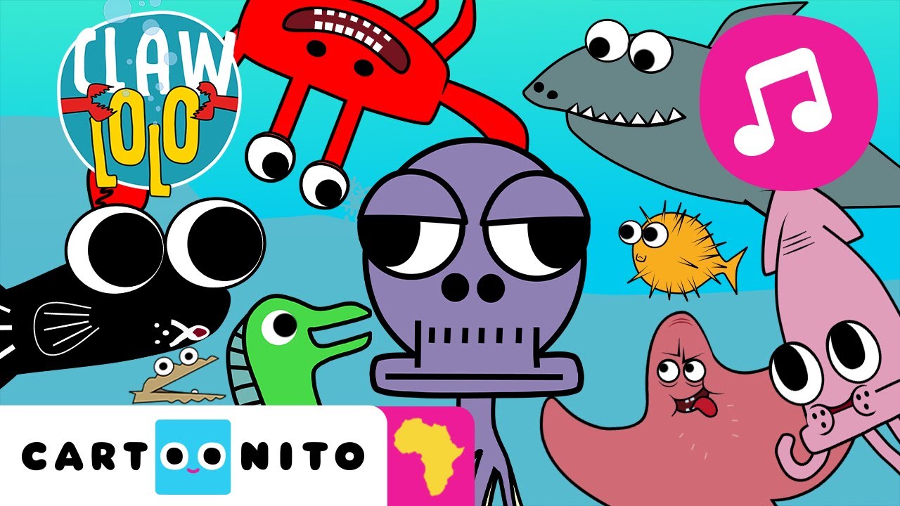 Sing & Play 🎵 Fun Dance with Sea Animals 🌊 | Songs for Kids | Clawlolo ...