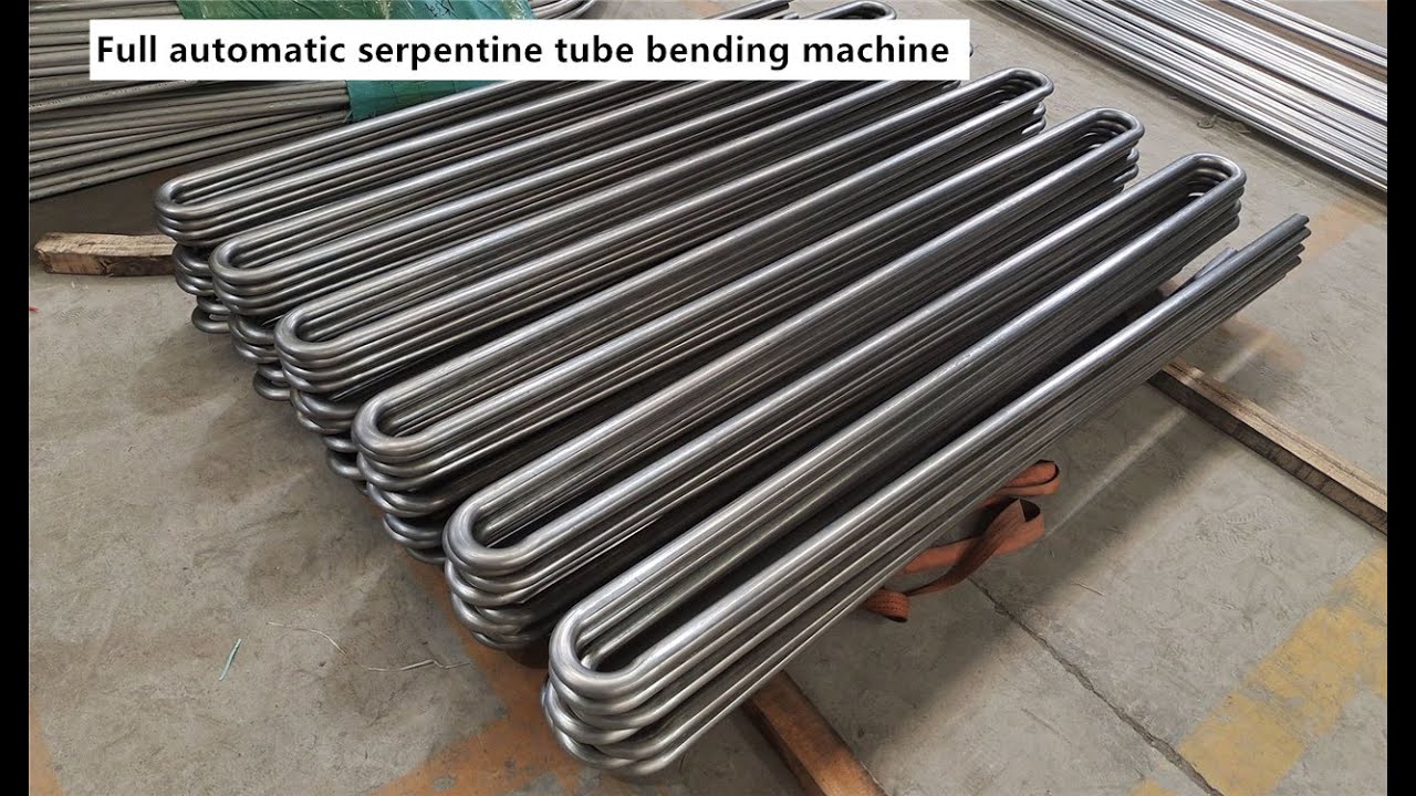 Full automatic serpentine tube bending machine for condensor&evaporator ...