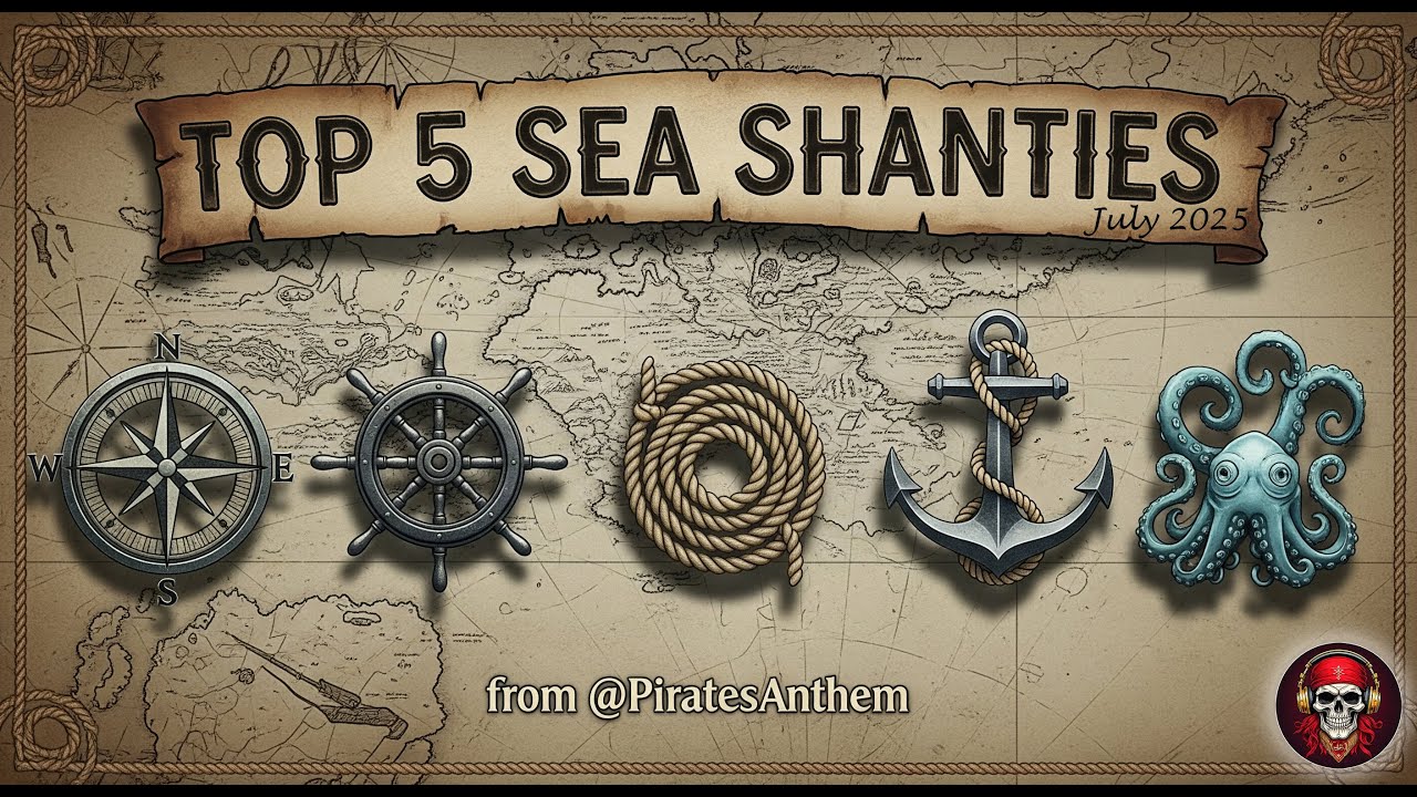 TOP 5 SHANTIES o' JULY 2025 | The Grandest Pirate Tunes on the High ...
