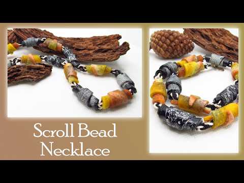 Have You Mixed Spices with Clay? - Paper Scroll Beads with Polymer Clay