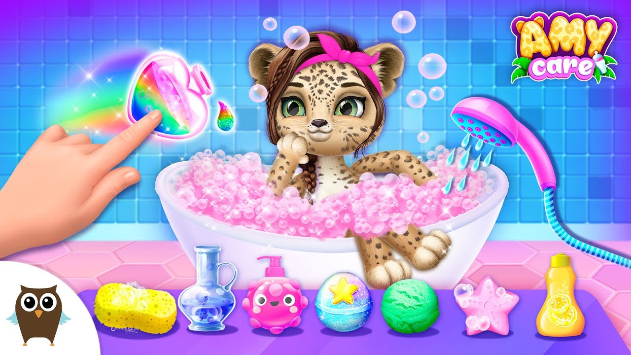 Amy Care Gameplay 💚 All Episodes Compilation 👑 Amy Care - My Leopard ...